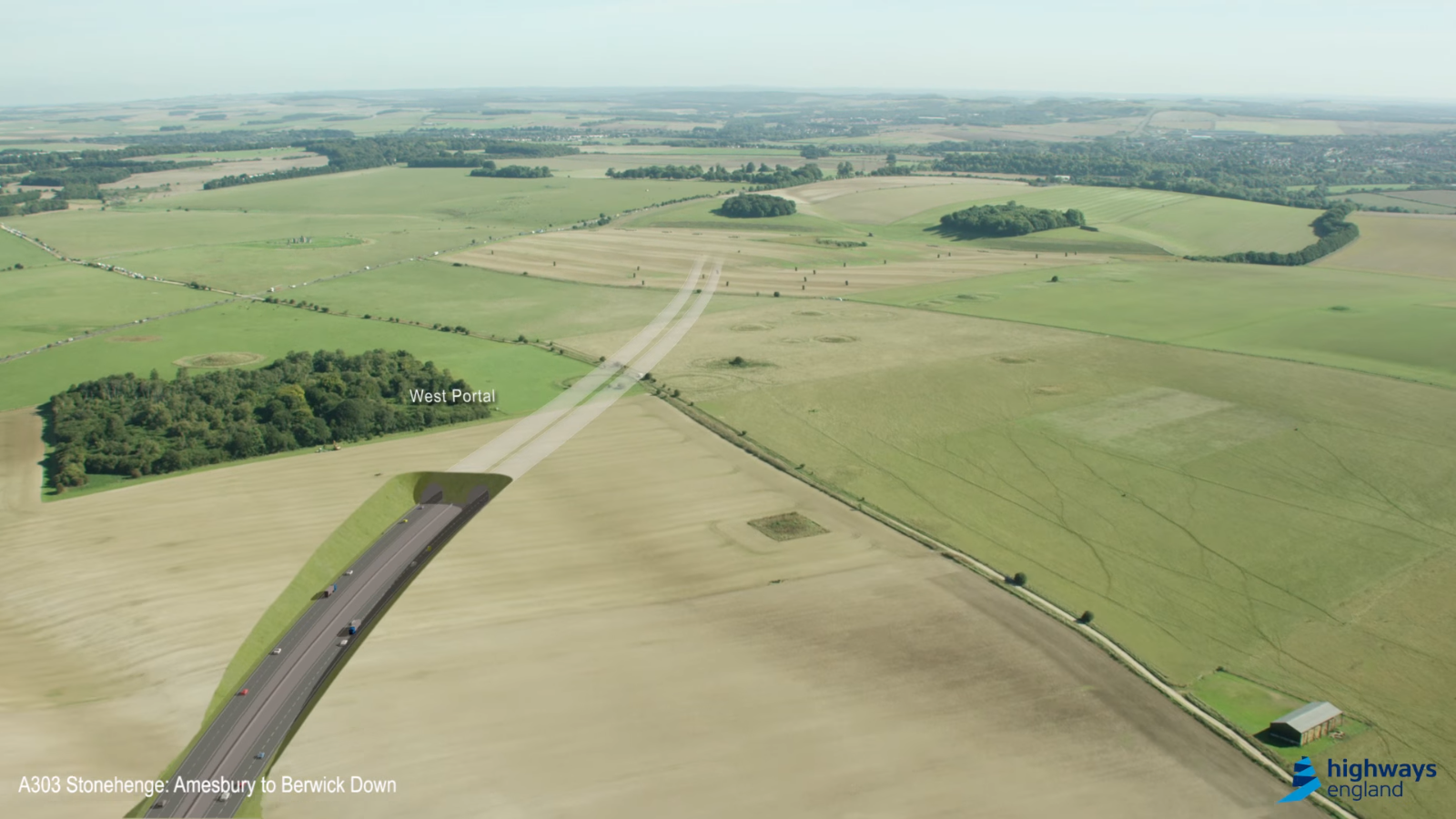 Highways England's proposed tunnel for A303 near Stonehenge | Traffic ...