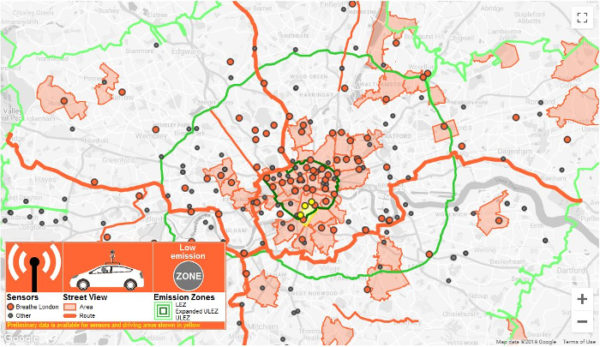 London launches world’s largest air quality monitoring network ...