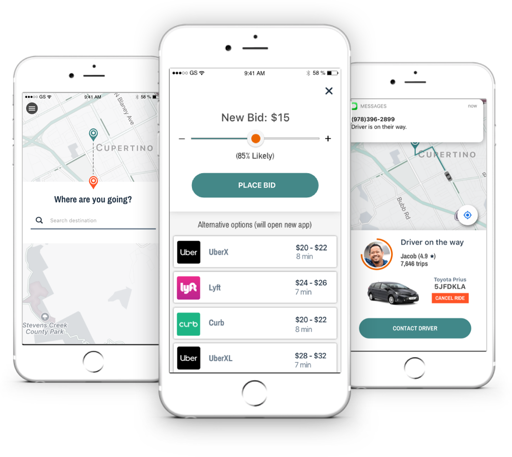 First hybrid ride-hailing platform with bid-based pricing launched ...