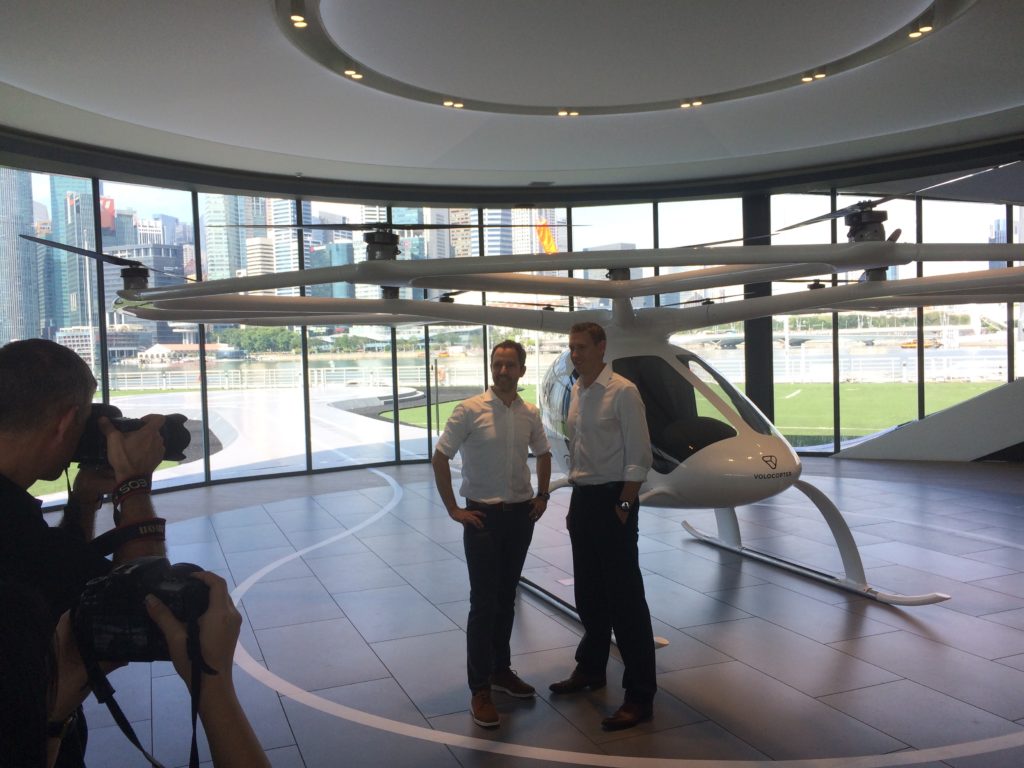 Volocopter unveils world’s first air-taxi VoloPort in Singapore ...