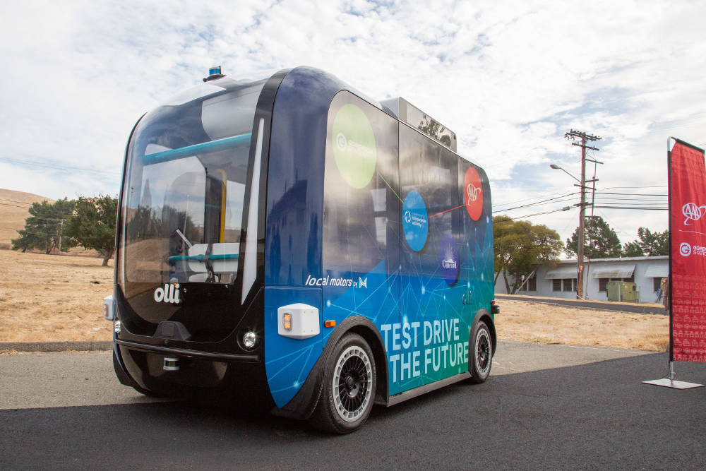 Olli autonomous shuttles to be tested at California’s GoMentum Station ...