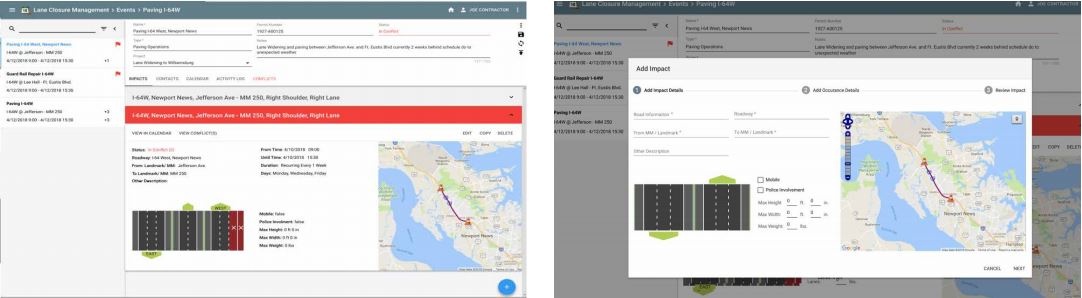Web-based lane closure and work zone management system debuted ...