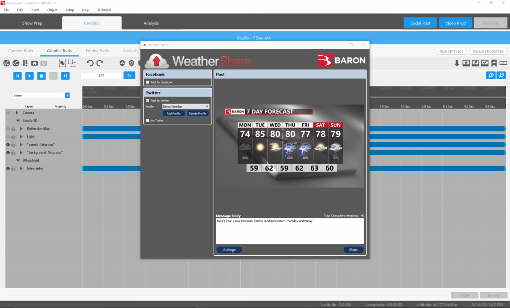 Traffic camera footage integrated with weather services for TV channels ...