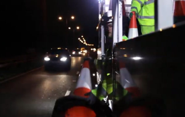 Automated cone laying vehicle in development | Traffic Technology Today