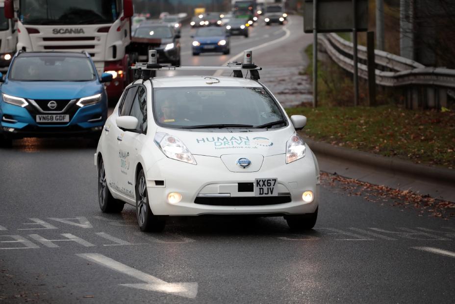 Autonomous EV completes UK’s longest and most complex self-driving car ...
