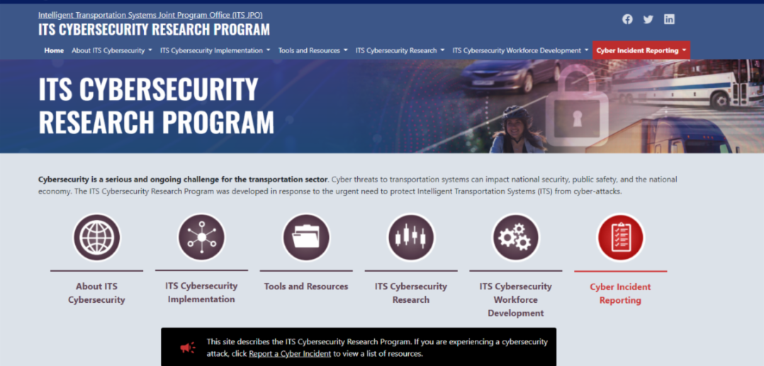 US DOT launches new cybersecurity website for intelligent ...