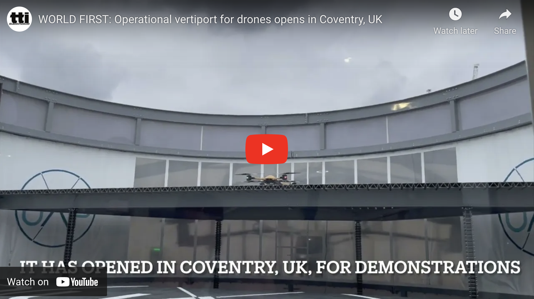 EXCLUSIVE VIDEO: A look inside the world's first operational vertiport ...