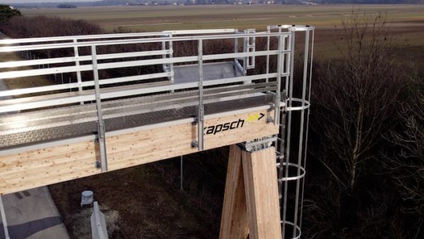 Kapsch unveils eco tolling gantry – made with wood | Traffic Technology ...